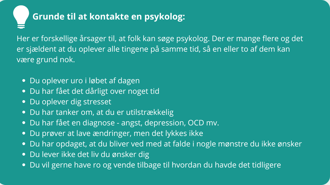 Psykolog odense
